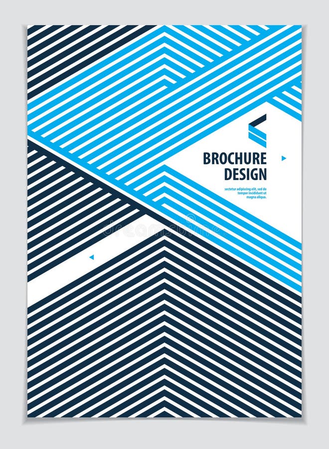 Future Geometric Design Template. Abstract Striped Textured Geometric ...