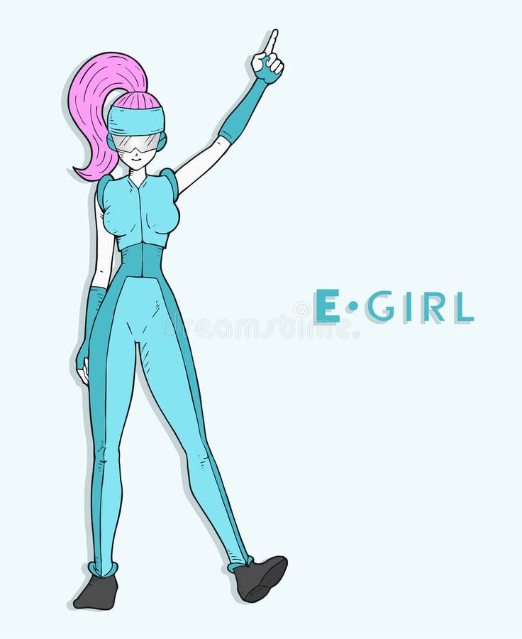 Future Girl Face Marketing Funnel Ai Face Hd Wallpaper Stock Vector ...