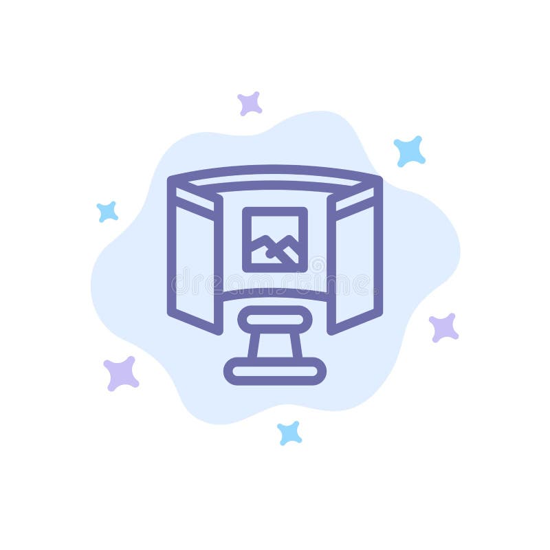 Future, Glasses, Science, Technology Blue Icon on Abstract Cloud ...