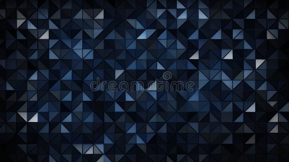 Future High-tech Aesthetics with a Dark Backdrop and a Triangular Block ...