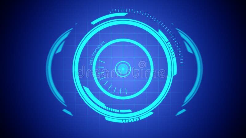 Future Hologram Elements. stock illustration. Illustration of graphic ...