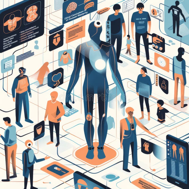 Future Human Technology Integration Stock Photo - Image of future ...