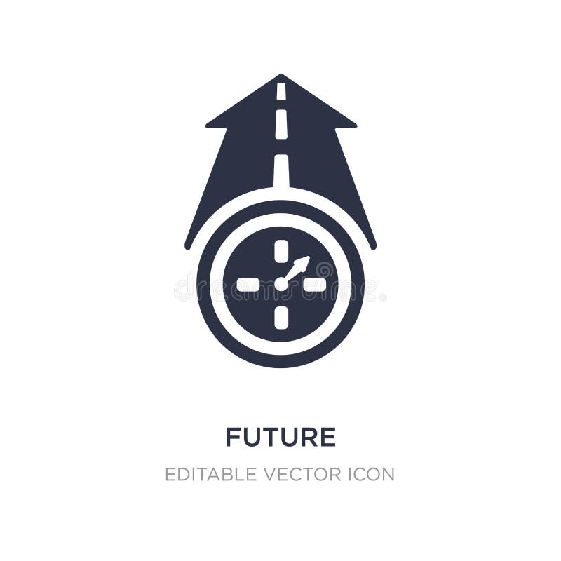 Future Icon on White Background. Simple Element Illustration from ...