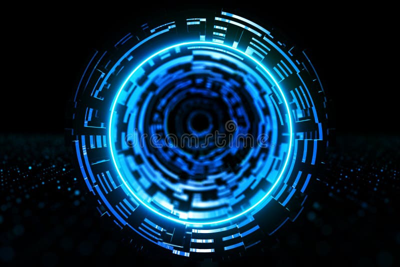 Future, Innovation and Projection Concept Stock Illustration ...