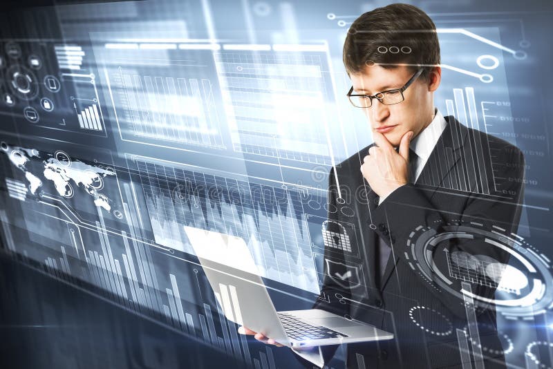 Future, Innovation and Technology Concept Stock Photo - Image of graph ...