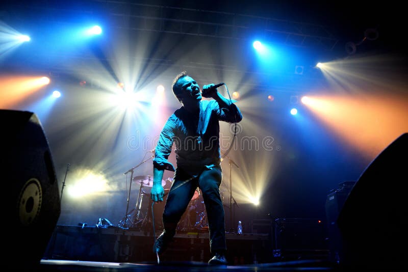 Future Islands (synthpop Electronic Dance Band) Performs at Razzmatazz ...