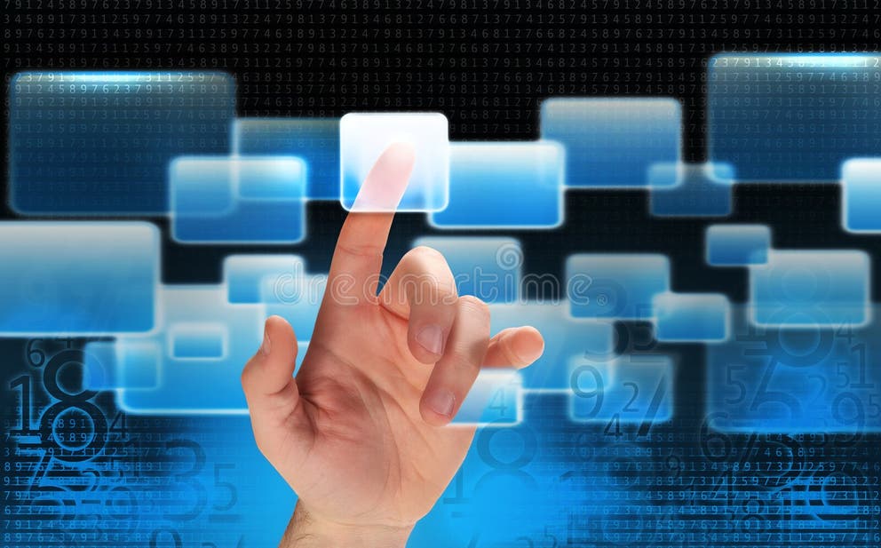 Future keyboard high-tech stock illustration. Illustration of evolution ...