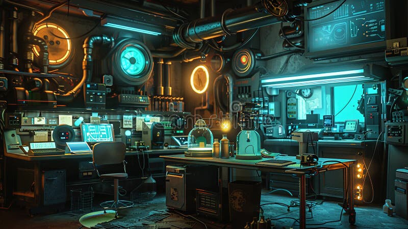 The Future of Lab Design and Functionality Stock Illustration ...