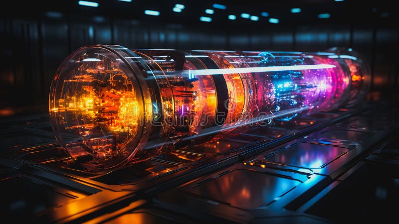 Future Large Hadron Collider. Generative AI Stock Illustration - Illustration of nombreux ...