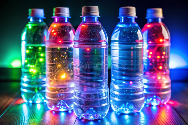 Future Light-Infused Water stock illustration. Illustration of drink ...