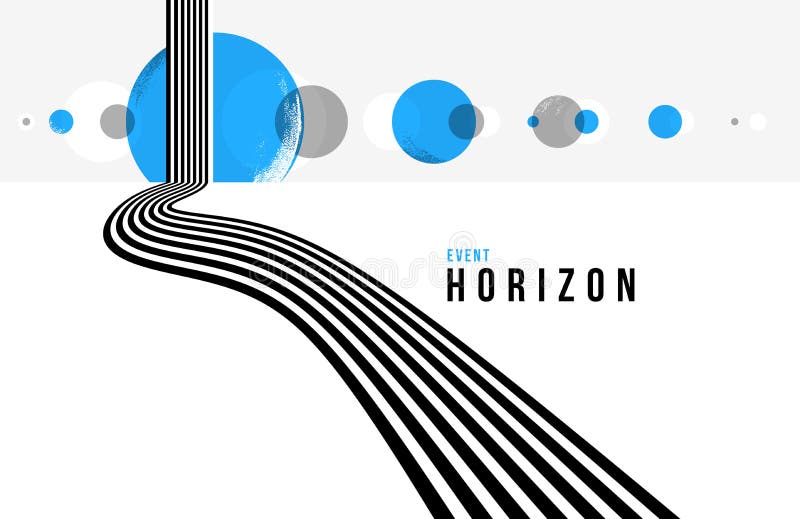 Linear Composition Vector Road To Horizon, Abstract Background with ...