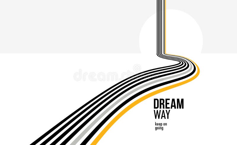 Future Lines in 3D Perspective Vector Abstract Background, Black and ...