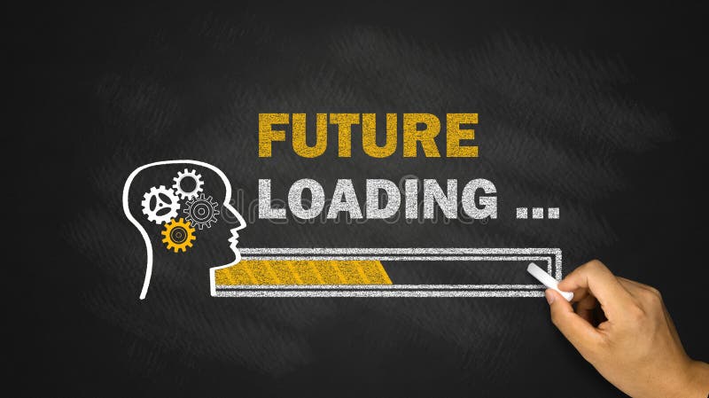 Future loading concept stock illustration. Illustration of challenge ...