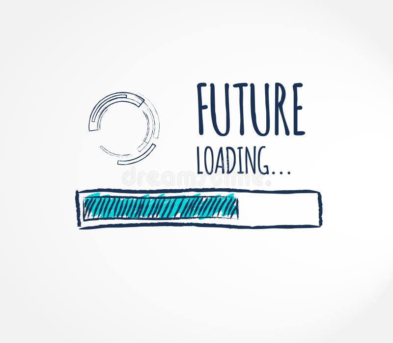 Future loading stock illustration. Illustration of indicator - 195689991