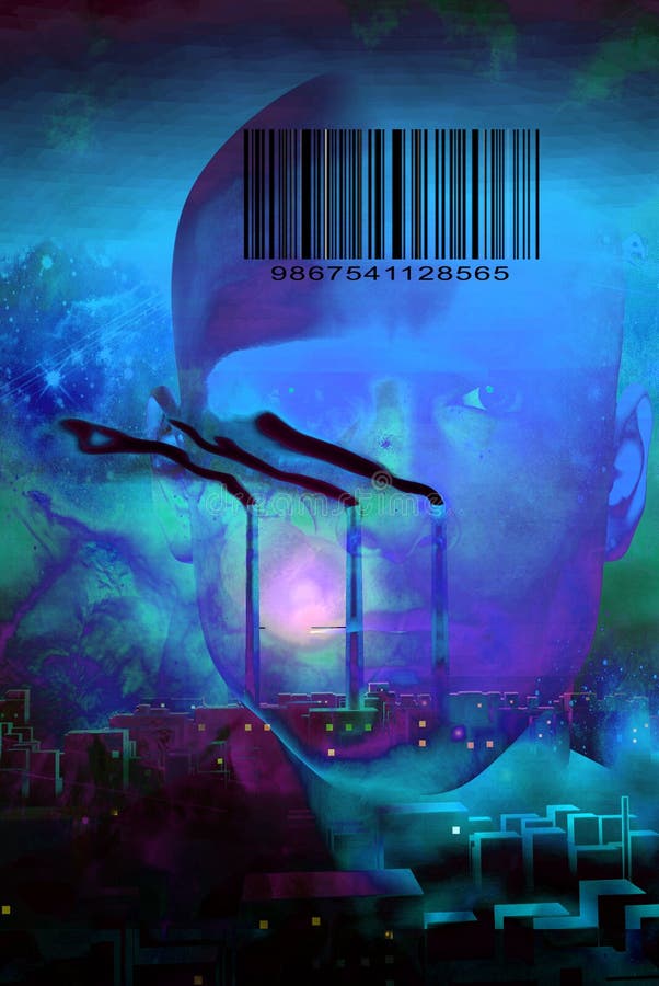 Future Man stock illustration. Illustration of concept - 19977560