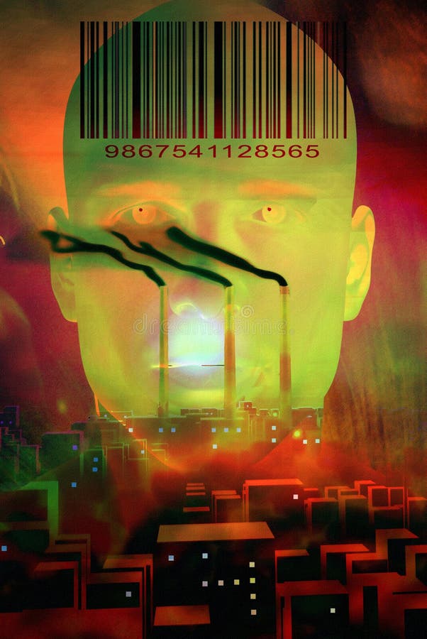 Future Man stock illustration. Illustration of concept - 19977560