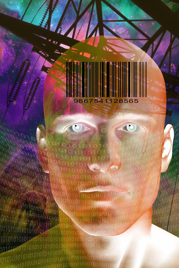 Future Man stock illustration. Illustration of concept - 19977560