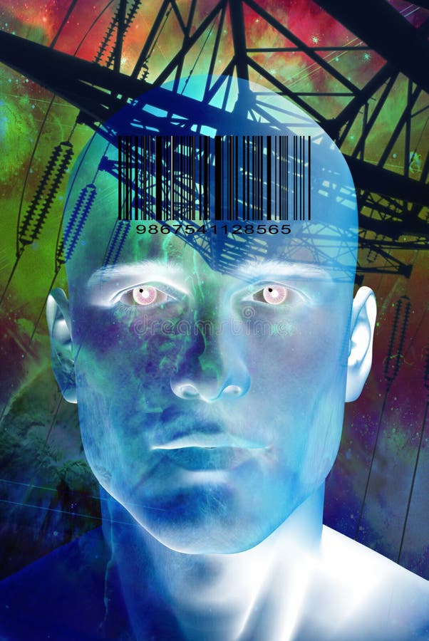 Future Man stock illustration. Illustration of concept - 19977560