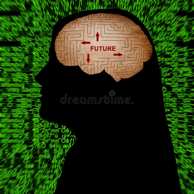 Future in mind stock image. Image of abstract, fantasy - 169495273