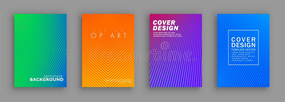 Future Minimal Covers Design. Colorful Halftone Gradients. Background ...