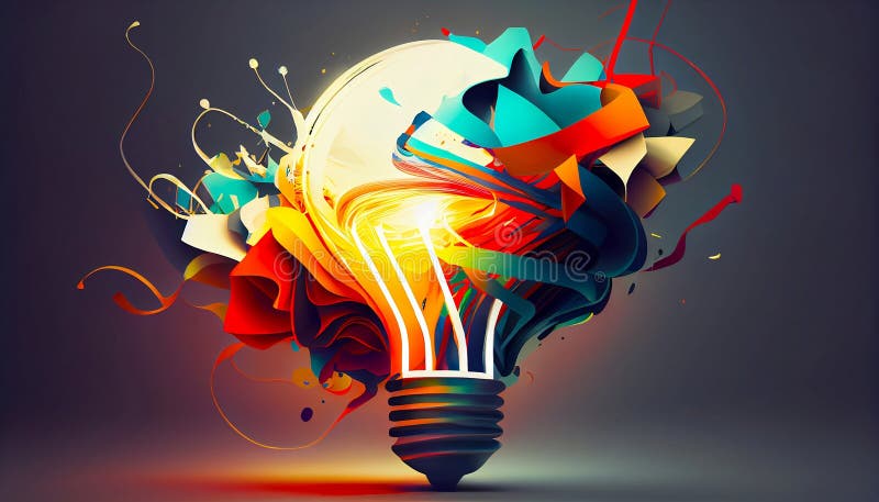 Innovative Abstract Design Background Wallpaper Multi - Coloured Stock ...