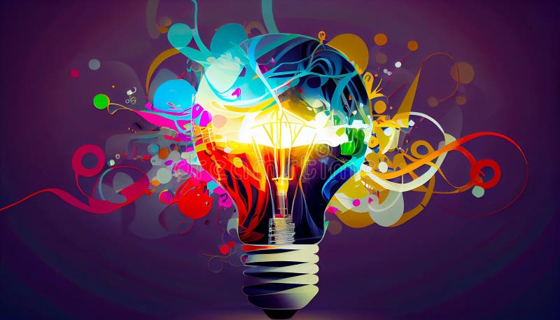 Innovative Abstract Design Background Wallpaper Multi - Coloured Stock ...