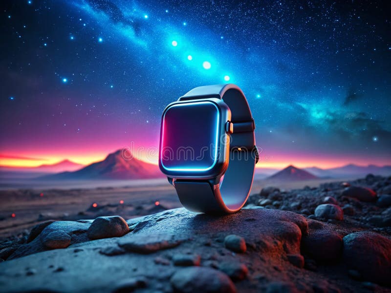Future is Now a Glowing Smartwatch Illuminates a Dark Technological ...