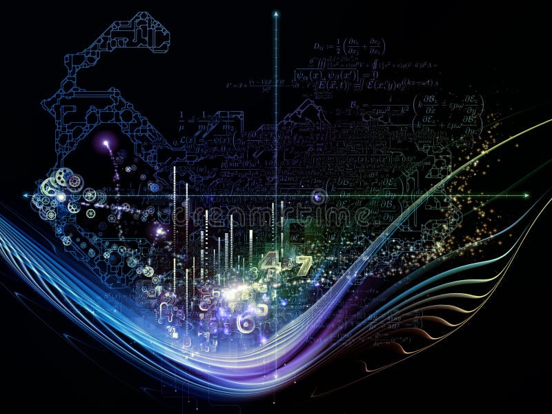 Future of Numbers stock photo. Image of stream, work - 56830906