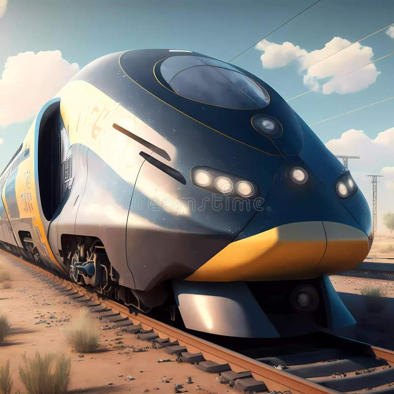 The Future of Passenger Trains, the Passenger Train of the Future Stock ...