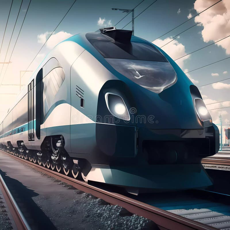 The Future of Passenger Trains, the Passenger Train of the Future Stock ...