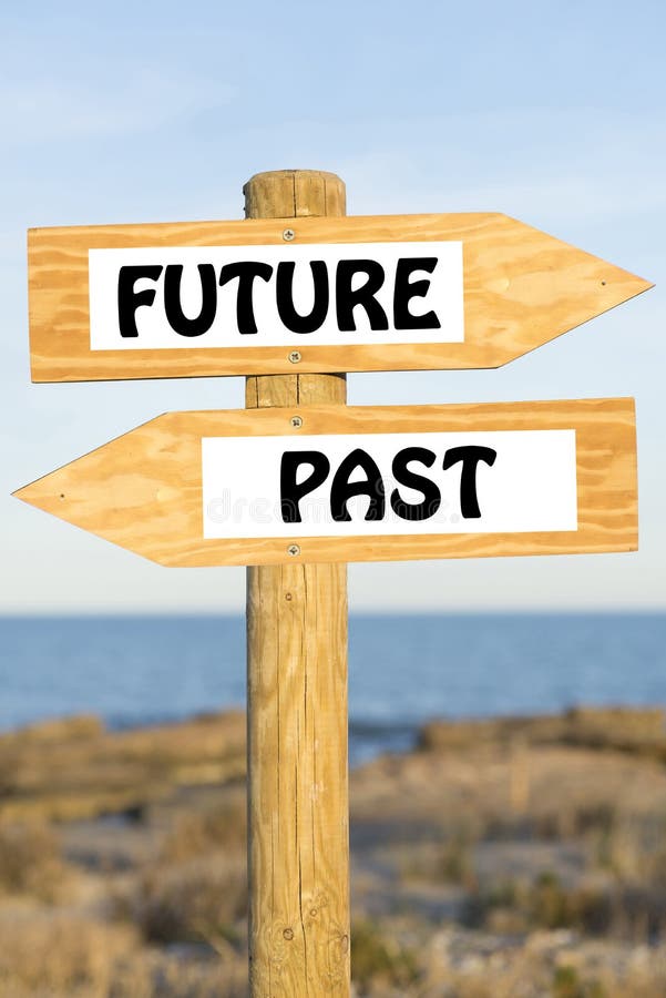 Past Future Signs stock image. Image of future, arrow - 39639917