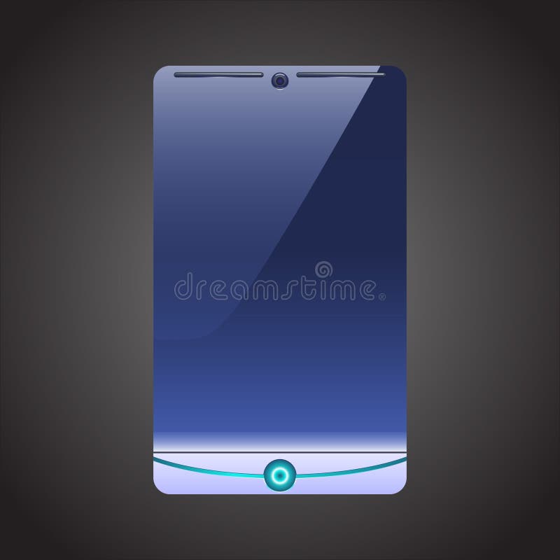 Future phone stock vector. Illustration of push, communication - 37448567