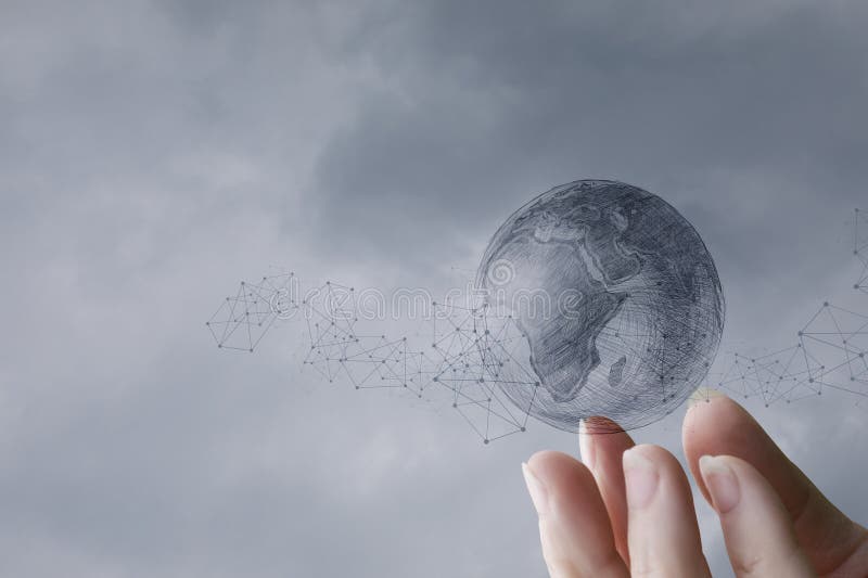 The Future of the Planet and Ecology Stock Photo - Image of life ...