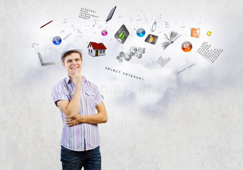 Future plans stock image. Image of smiling, business - 41649929