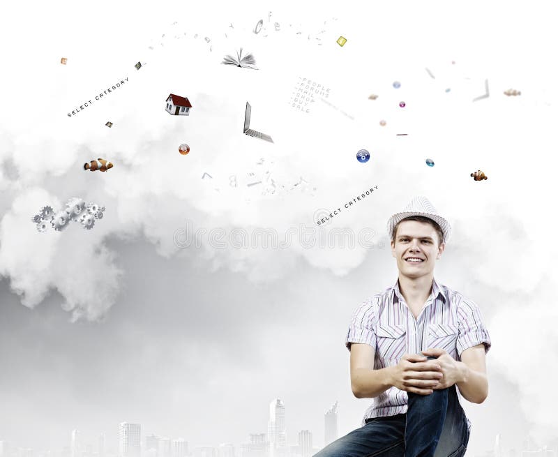 Future plans stock image. Image of smiling, business - 41649929