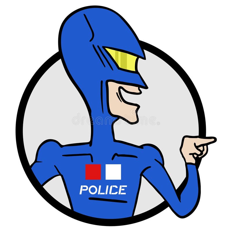 Future police stock vector. Illustration of guard, puppet - 31747483