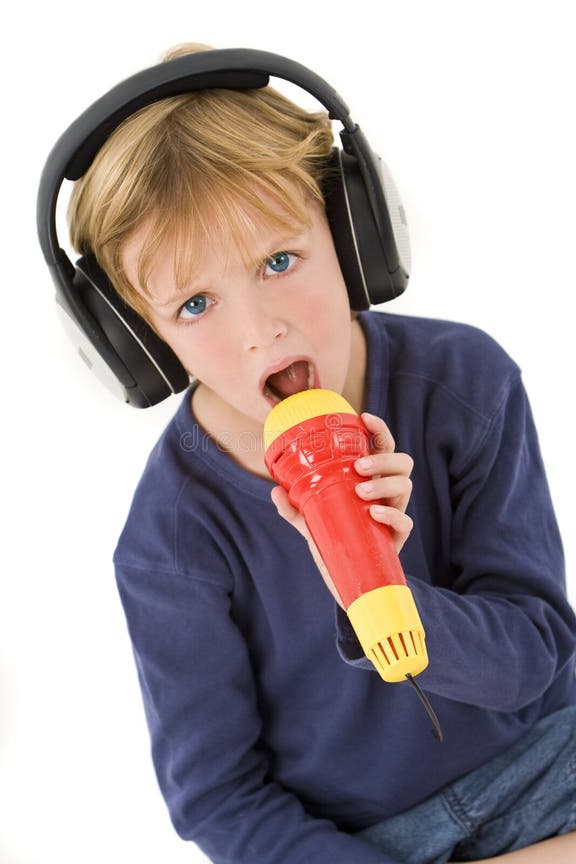 Future Pop Star stock photo. Image of singing, eyes, headphones - 6736444