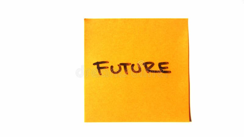 Future Post Its Used To Innovation Stock Image - Image of post, postit ...