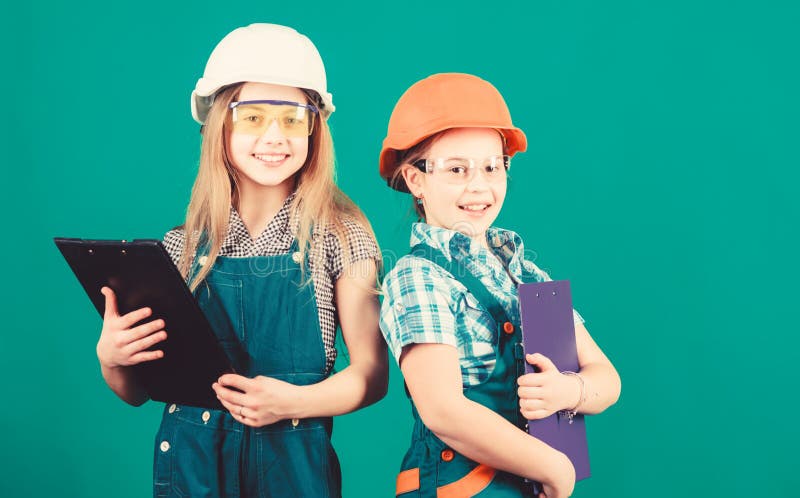 Future Profession. Child Care Development. Builder Engineer Architect ...