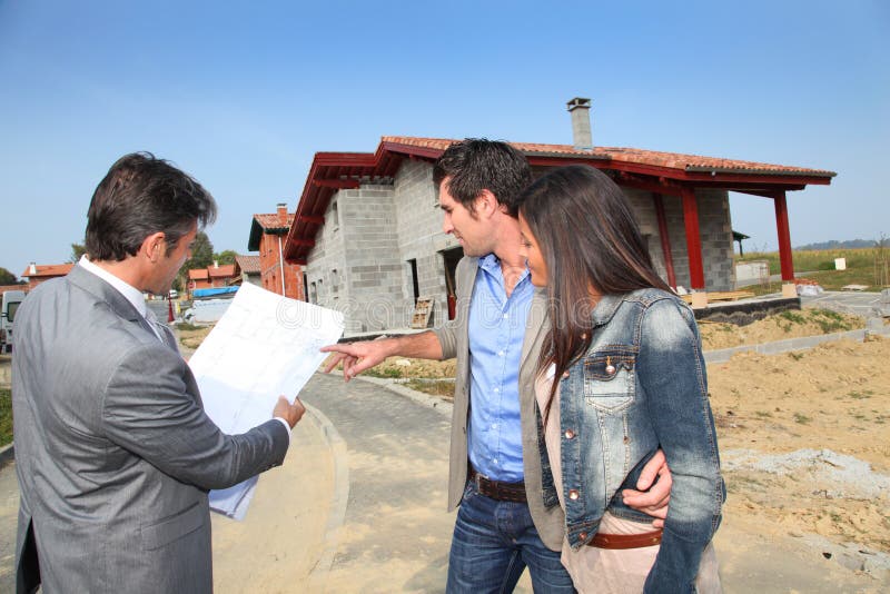 Future property owners stock photo. Image of outdoors - 21682230