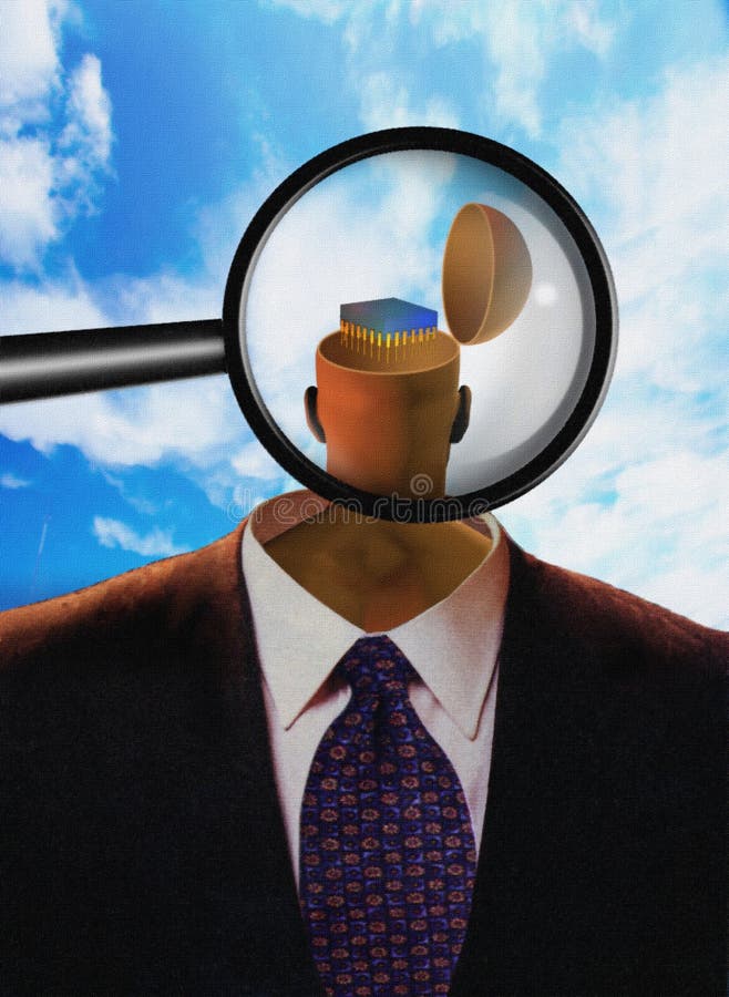 Future of Psychology stock illustration. Illustration of creative ...