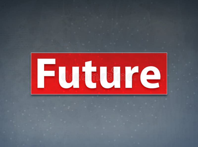 Future Red Banner Abstract Background Stock Illustration - Illustration ...
