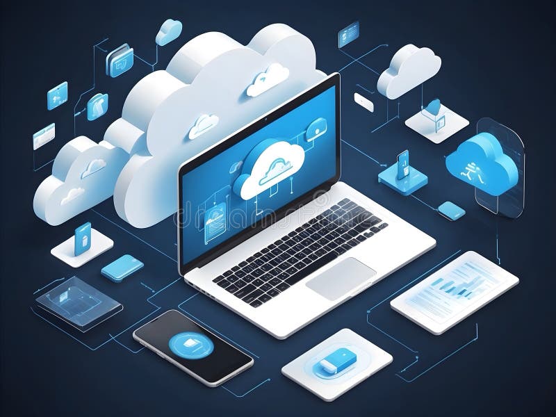 The Future of Remote Data Storage and Its Significance Stock ...