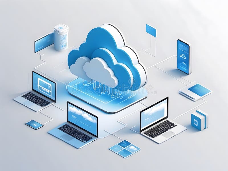 The Future of Remote Data Storage and Its Significance Stock ...