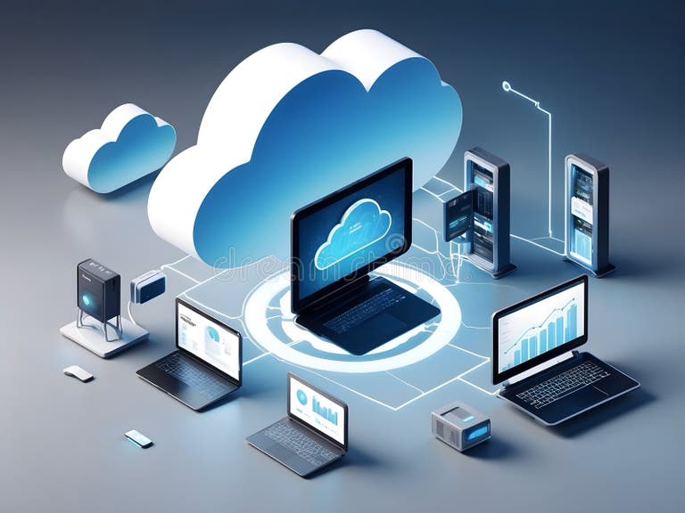 The Future of Remote Data Storage and Its Significance Stock ...