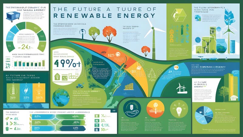 The Future of Renewable Energy: a Comprehensive Infographic Stock ...