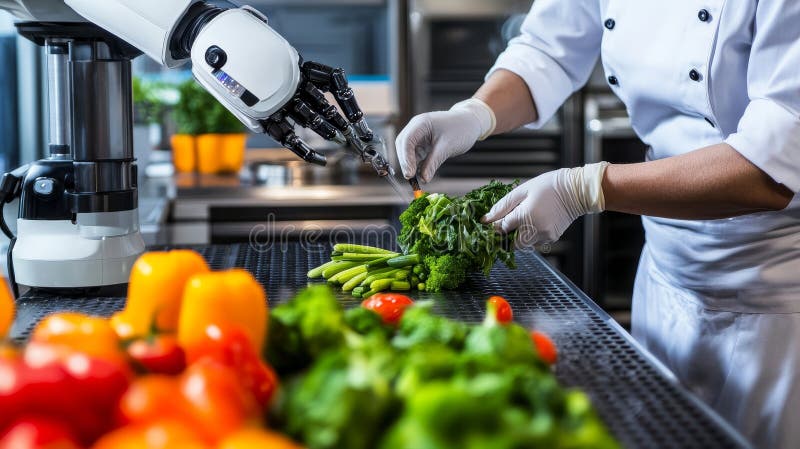 Future Restaurant Concept Featuring a Chef Who Teams Up with a Robotic ...