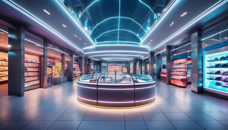 Future Retail Experience - Depict a Futuristic Retail Store with ...
