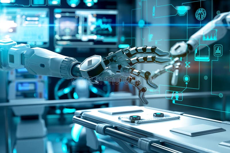 Future Robotic Arms Performing Automated Medical Health Care Operation ... Future Robotic Arms Performing Automated Medical Health Care Operation ...