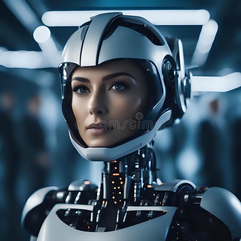 The Future of Robotics stock illustration. Illustration of future ...